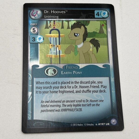 Toys | My Little Pony Mlp Card Dr Hooves Unblinking 197 Ur 213 ...